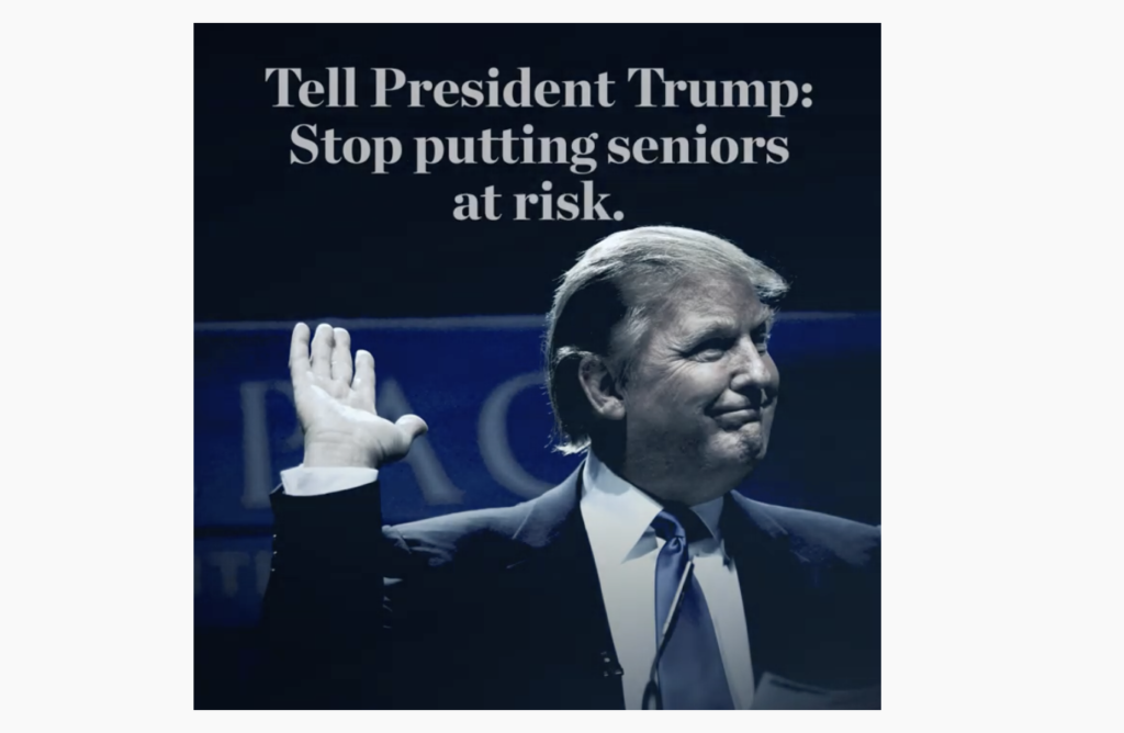 NEW CAMPAIGN: Seniors At Risk: How Trump’s Failure to Keep America Safe ...